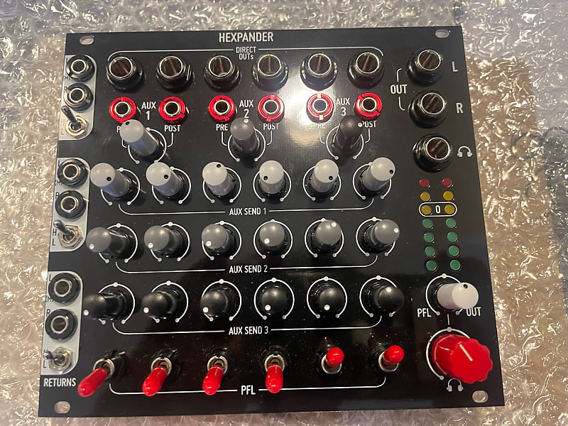 Befaco Hexmix System (Hexmix and Hexpander) 6 Channel Mixing | Reverb