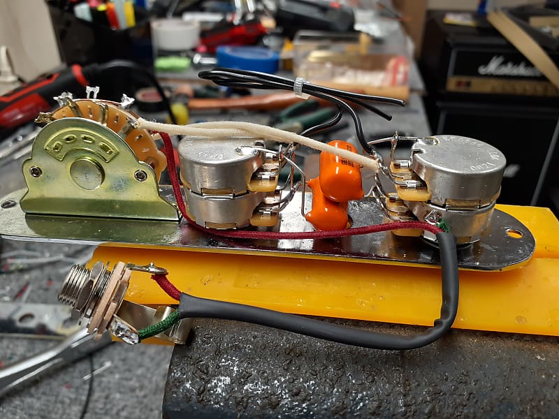 Hoagland Custom Tele Wiring for 2 HBs - Independent | Reverb Canada