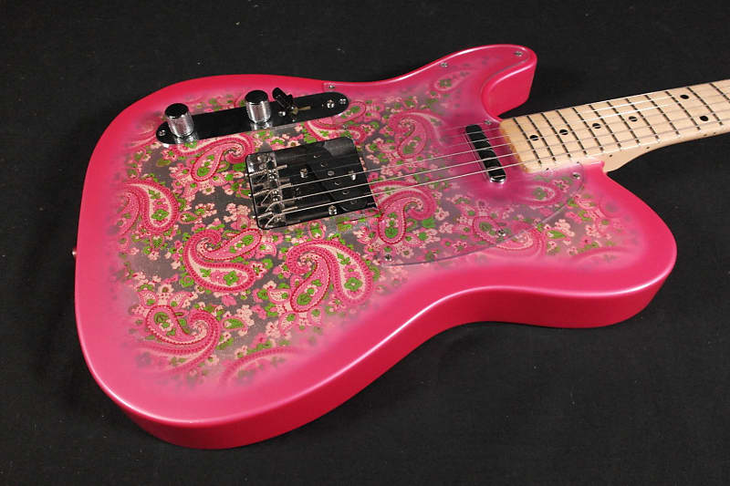 Fender Limited Pink Paisley Telecaster LEFT HANDED Japan | Reverb