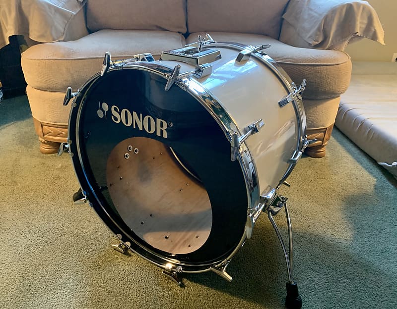 Sonor Performer (Phonic) 22x16 Bass Drum 1980’s White | Reverb