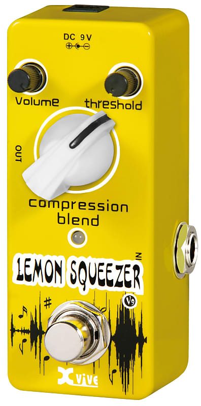 X-VIVE - PEDALE X-VIVE LEMON SQUEEZER JAUNE | Reverb UK