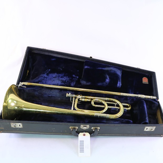 Elkhart Conn 71H Professional Bass Trombone SN N44306 | Reverb