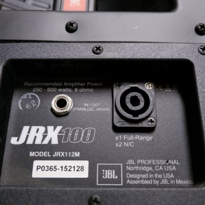 JBL JRX112M Passive PA Speaker Pair With Stands | Reverb