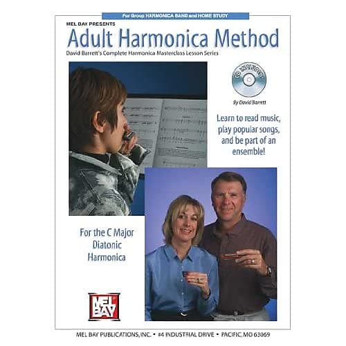 Adult Harmonica Method David Barrett | Reverb