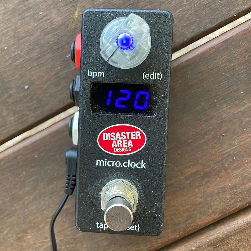 Disaster Area Micro Clock Black | Reverb Canada