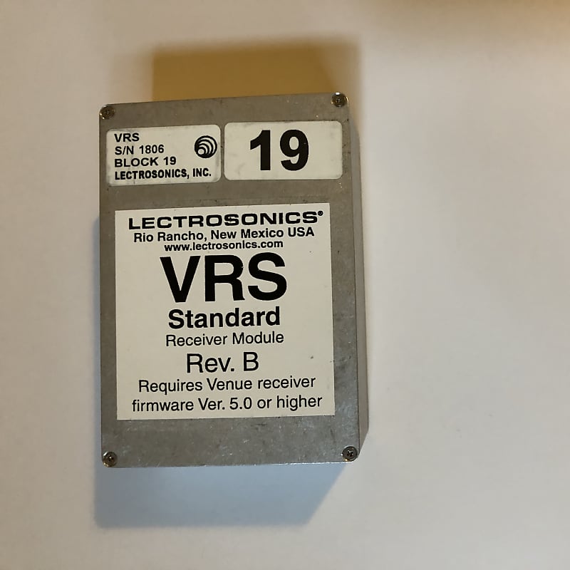Lectrosonics VRS block 19 | Reverb