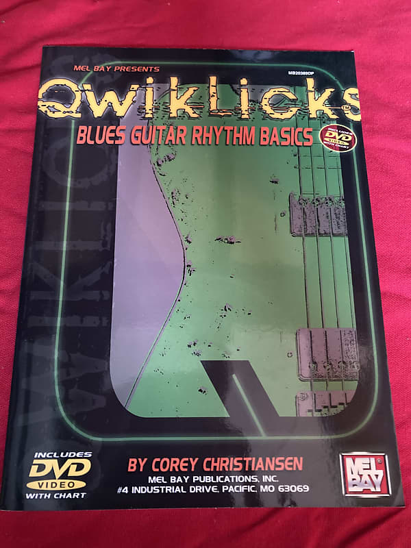 Mel Bay Mel Bay Presents Qwiklicks Blues Guitar Rhythm Basics | Reverb