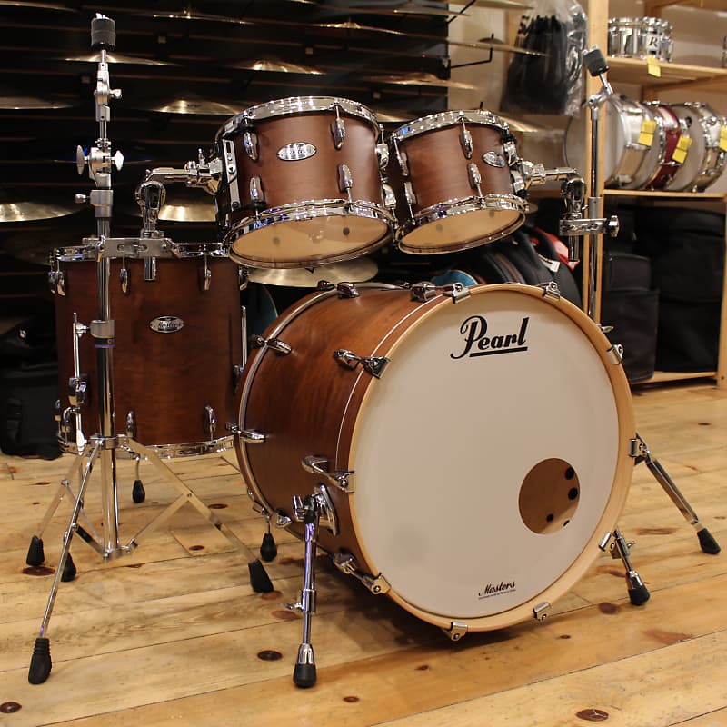 Pearl Masters Maple Limited Edition Matte Walnut | Reverb Australia