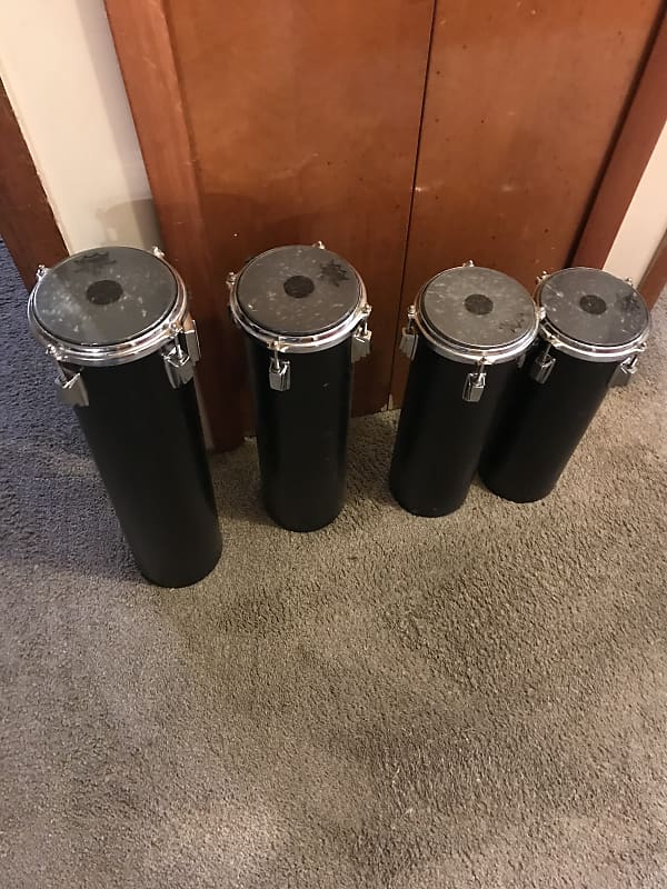 Tama Low pitch octobans 2000’s - Black | Reverb