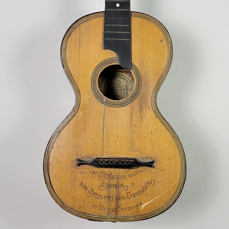 1916 Braun & Hauser Parlor Guitar - Luthier Project | Reverb