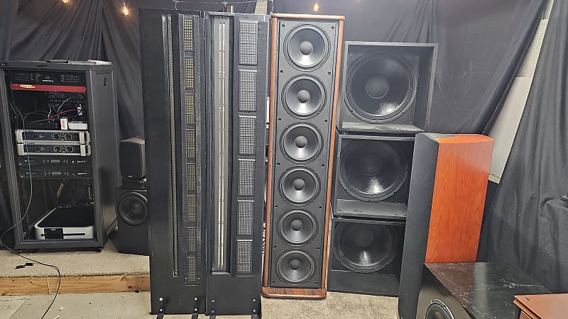 Custom DIY Stereo System- one of a kind - Magnepan BG Carve | Reverb