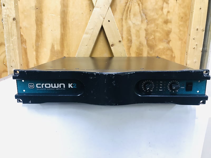 Crown K2 Balanced Current Stereo Power Amplifier 800 Watts | Reverb
