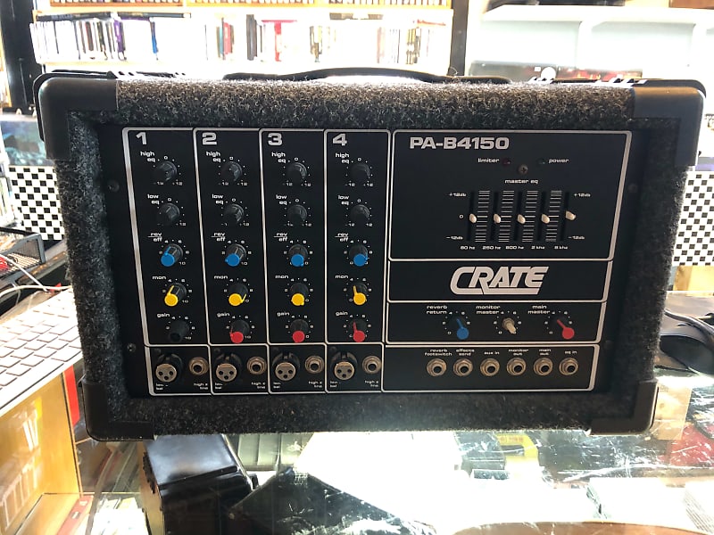 Crate PA-B4150 - 4 Channel PA w/ Built In EQ | Reverb