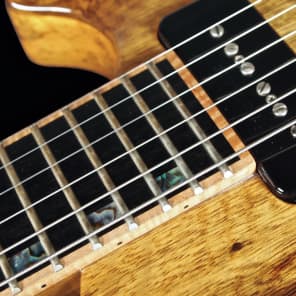 McNaught Vintage Singlecut Black Limba Korina w Set-Thru Neck | Reverb