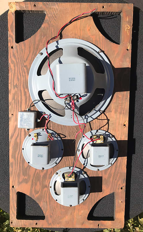 Guild 818 Bonnet Box Speaker Set Vintage 1959 | Reverb