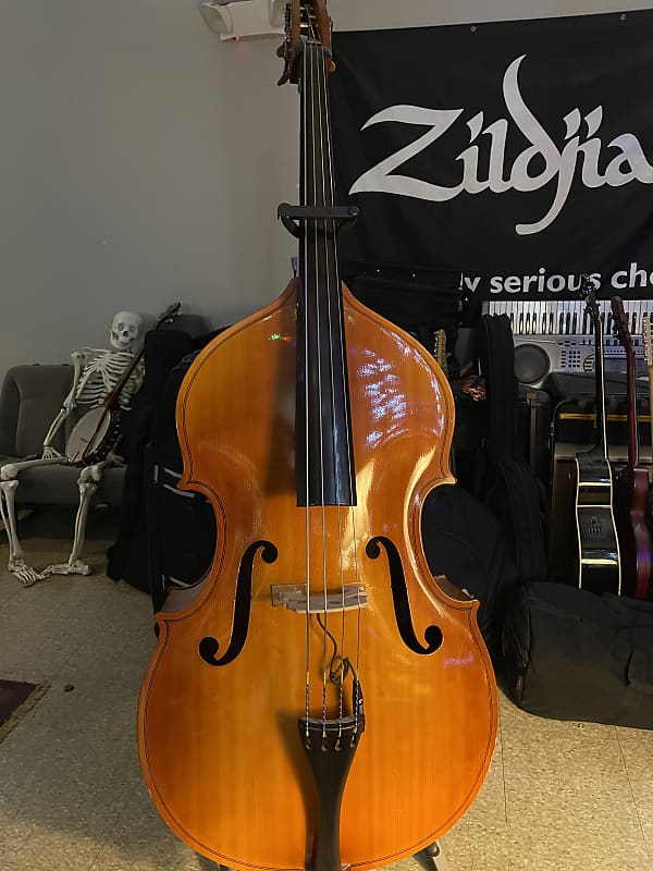 Engelhardt M3 Upright Bass 1/4 Size w/Pickup | Reverb