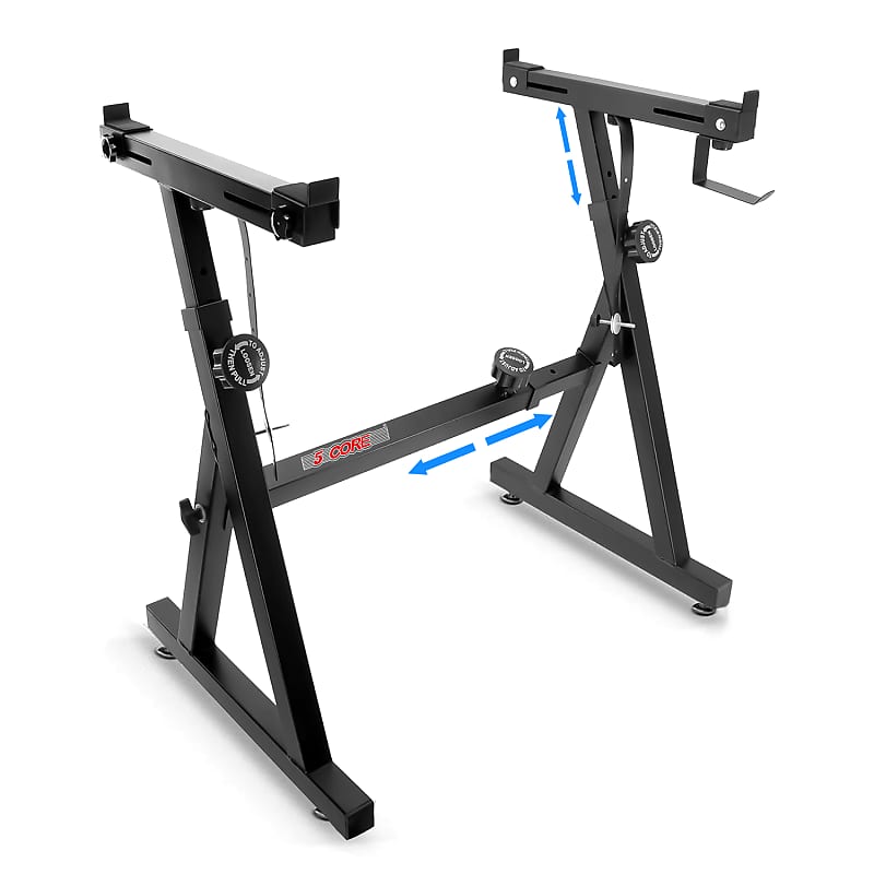 5 Core Keyboard Stand Z Style Height Width Adjustable | Reverb