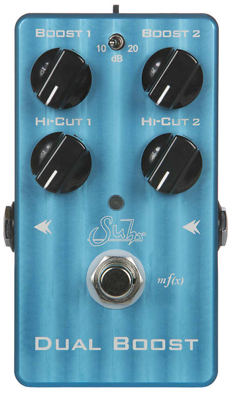 Suhr Dual Boost Pedal in Original Blue Enclosure | Reverb