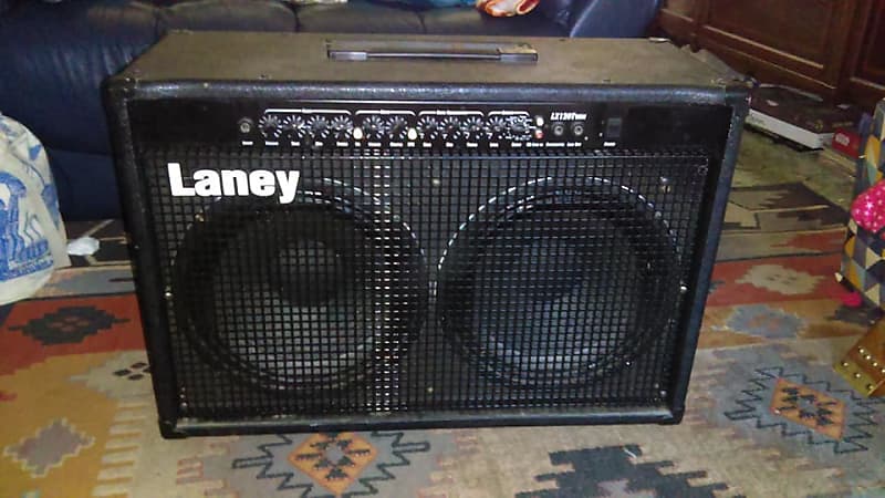 Laney LX 120 Twin - Solid State Combo Amplifier - Black | Reverb
