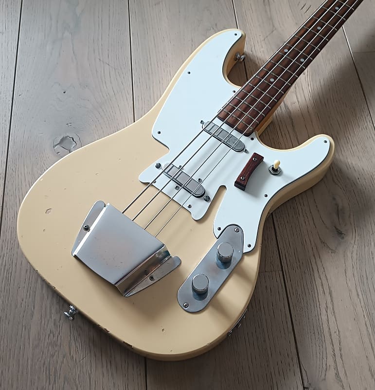 Maya Telecaster Bass MIJ early 70s Blonde | Reverb