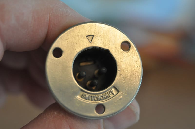 Switchcraft C3M panel mount male XLR connector - NOS. Never | Reverb