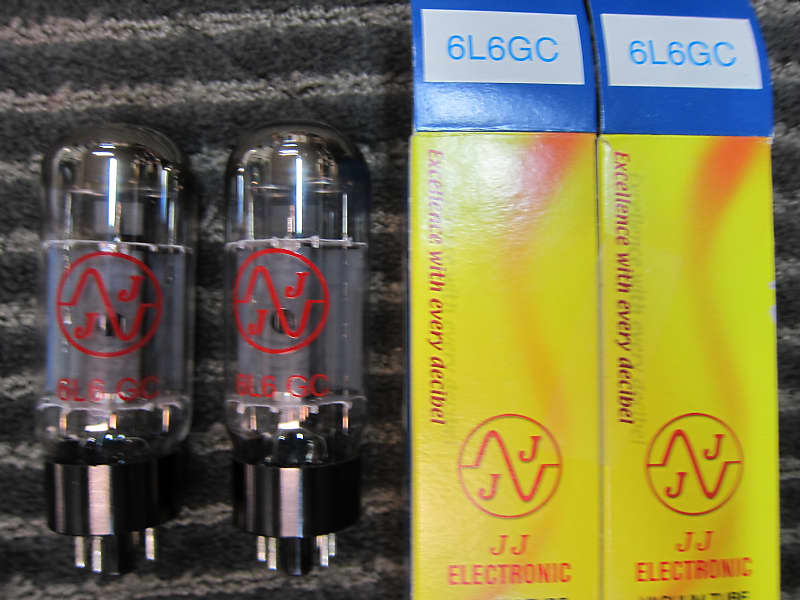 Pr New JJ 6L6GC Matched Tubes, Long Plates, Ex Sound Pr New | Reverb