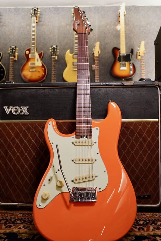 Schecter Nick Johnston Traditional LH SSS Atomic Orange SUPER | Reverb