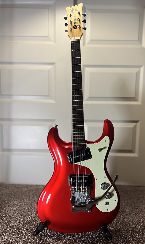 Mosrite MIJ Ventures Electric Guitar Candy Apple Red | Reverb