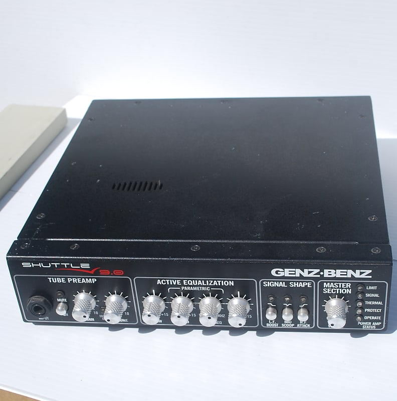 Genz Benz Shuttle 9.0 500 Watt Bass Amp Head 2010s Black | Reverb