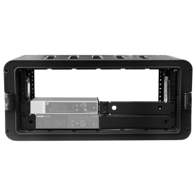 Odyssey VR4SMIC4ZP Watertight 4U Rack Case with 4 Mic | Reverb