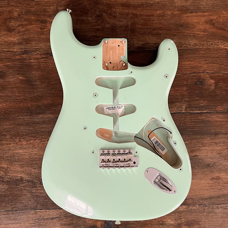 Fender American Vintage '62 Stratocaster Body 2007 Surf Green | Reverb