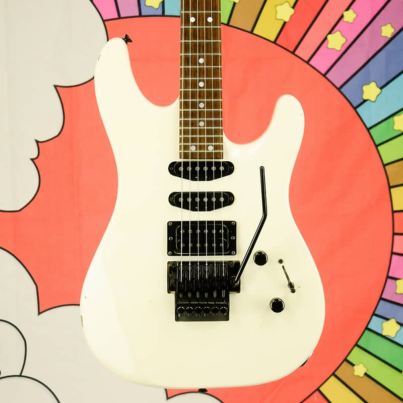 1992 Peavey Tracer Electric Guitar - White, Locking Tremolo, | Reverb