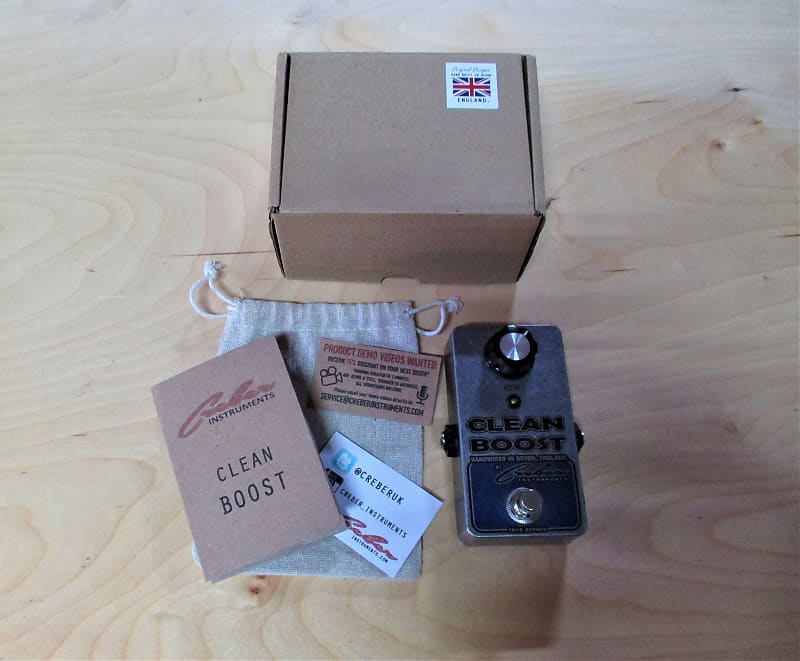 Creber Instruments Clean Boost Handmade in Devon, England | Reverb