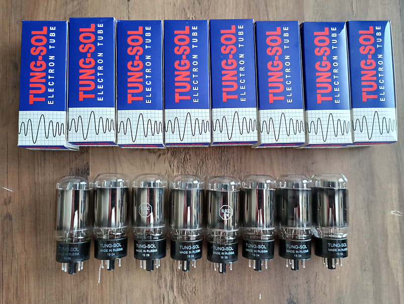 Tung-Sol 6L6GC STR Matched Octet (8) Power Tubes | Reverb