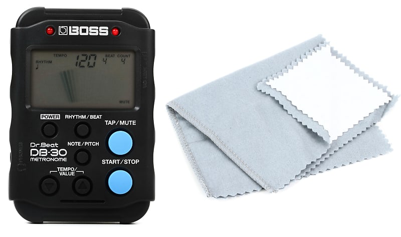 Boss DB-30 Dr. Beat Metronome Bundle with Blitz Metal Care | Reverb