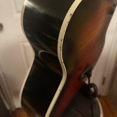 Harmony (Stella) Acoustic Parlor Guitar RARE “Fender” style | Reverb