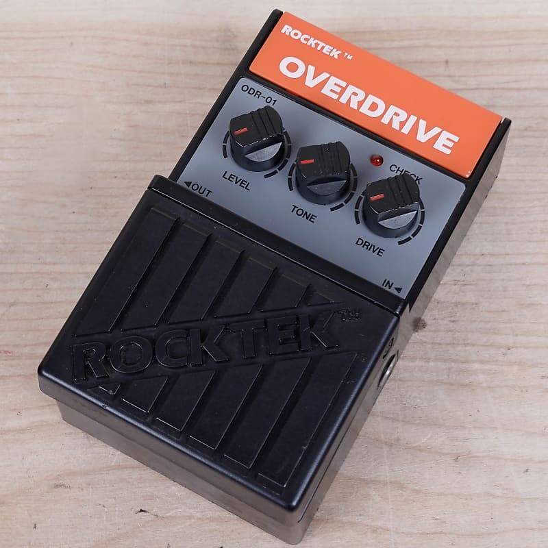 Rocktek ODR-01 Overdrive Pedal 1980s w/ Power Supply | Reverb