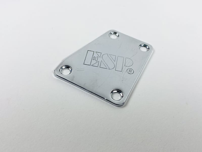 ESP Neck Plate-80s Chrome | Reverb