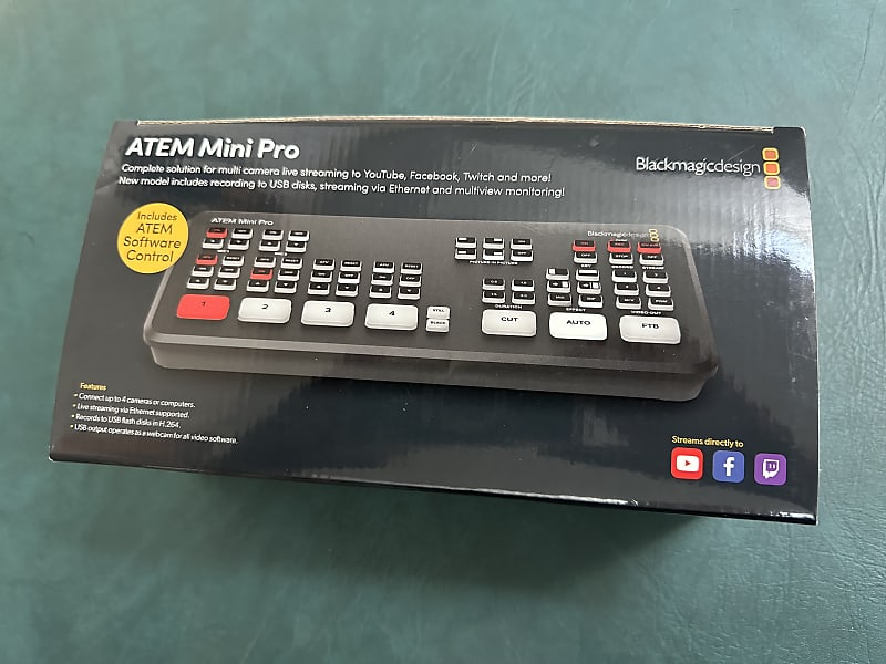 Blackmagic Design ATEM Mini Pro HDMI Live Stream Switcher | Reverb