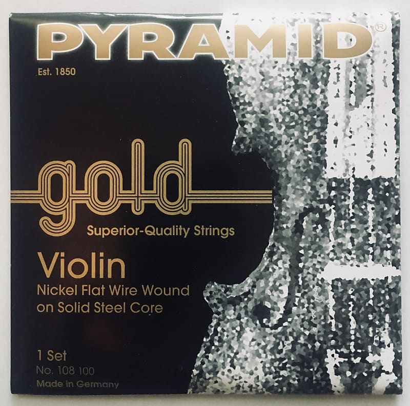 Pyramid Gold Violin Strings, full set | Reverb