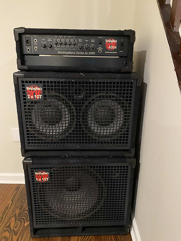SWR WorkingMan’s 4004 amp and speaker cabinets 1999 Blued | Reverb