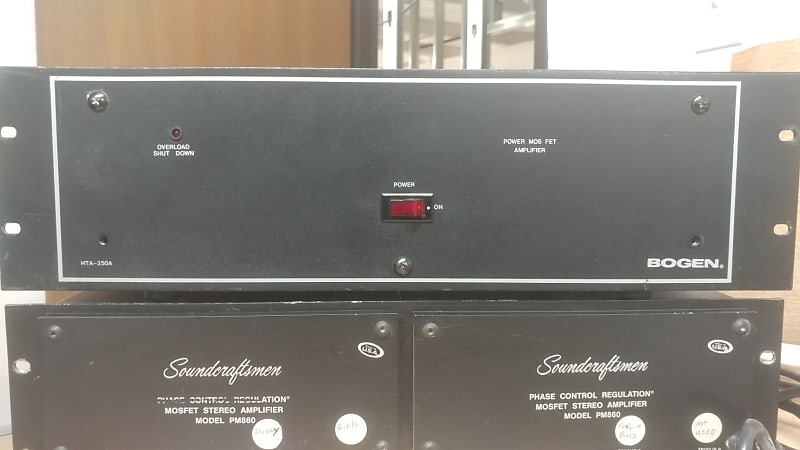 Bogen HTA-250A Black Steel | Reverb