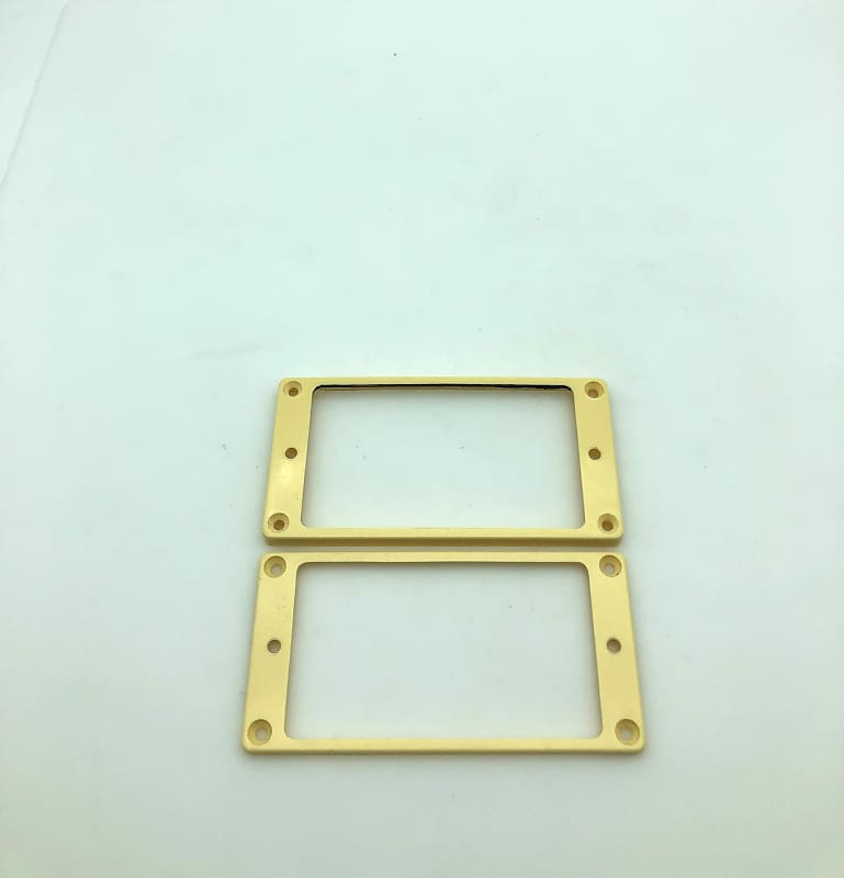 Humbucker Pickup Ring Set - Creme Cream | Reverb