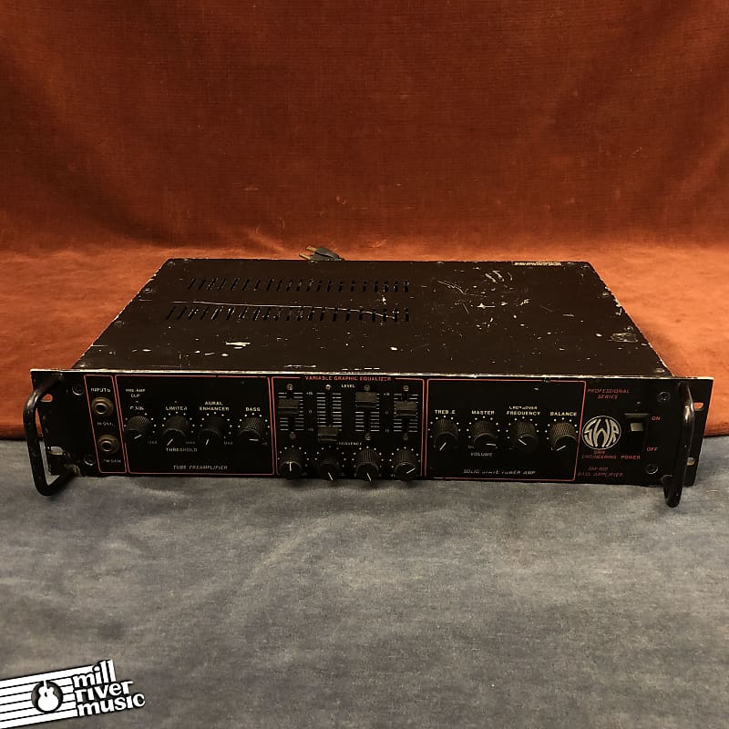 SWR SM-400 Vintage 400W Rackmount Bass Amp Head | Reverb Deutschland