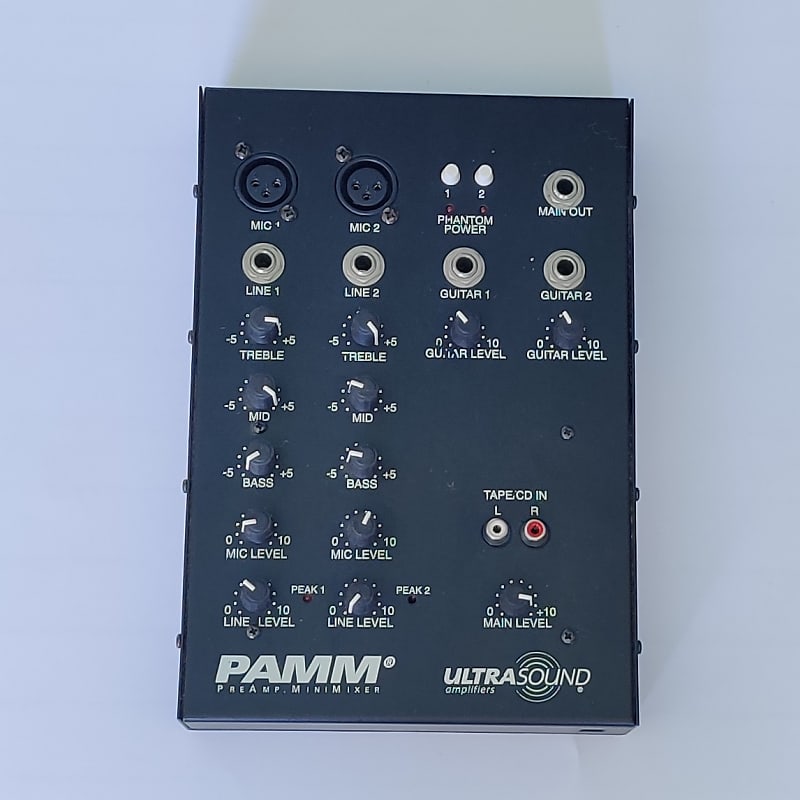 Ultrasound PAMM Preamp Mini Mixer 2000s - Black | Reverb