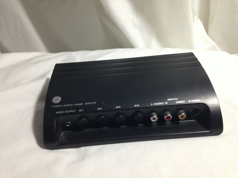 GE 37630 4-Way Stereo Audio/Video Switch Composite S-Video | Reverb