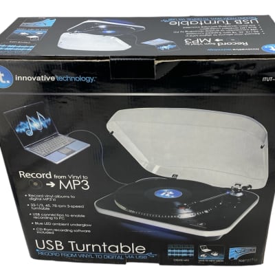 Innovative Technology ITUT400 USB Turntable Record Player | Reverb