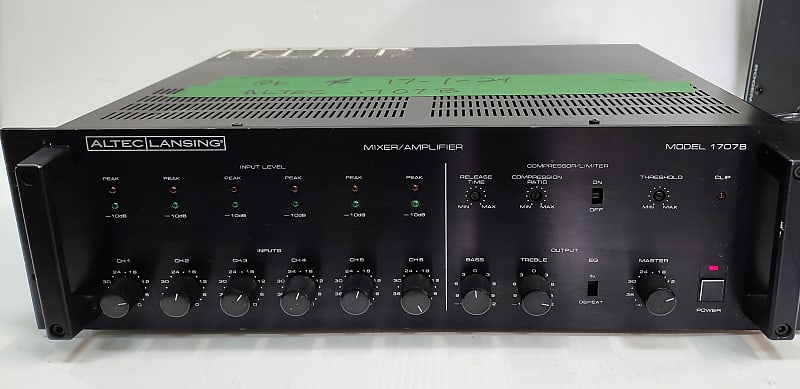 Altec Lansing Model 1707B Mixer/Amplifier | Reverb