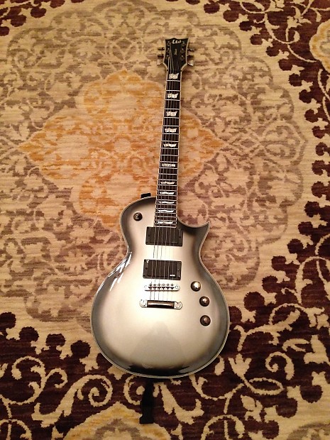 ESP LTD EC-1000 Deluxe 2009 Silverburst | Reverb