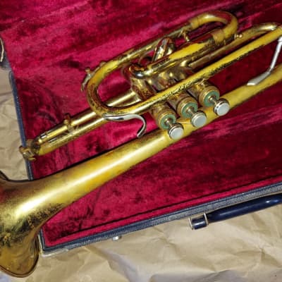 Reynolds Roth Cornet Brass, USA, with case and mouthpiece | Reverb
